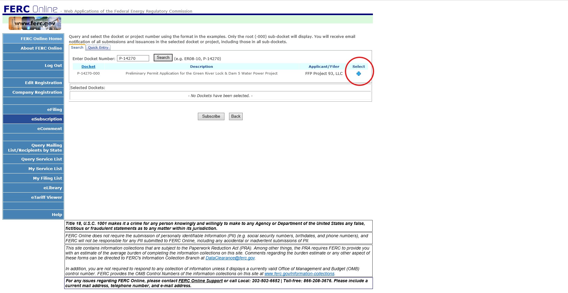 How to eSubscribe | Federal Energy Regulatory Commission